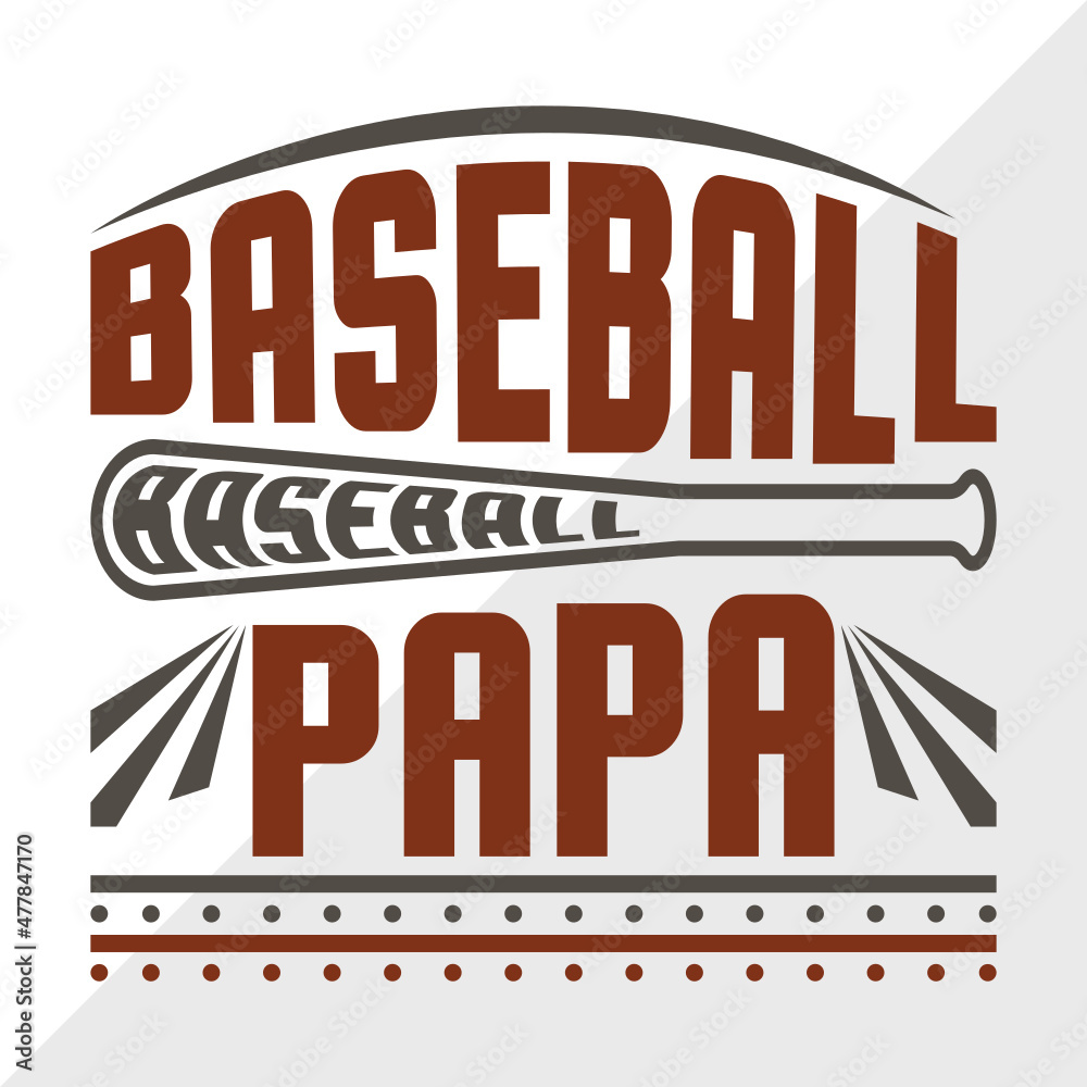 Baseball Papa SVG Cut File | Sports Svg | Baseball Svg | Papa Shirt Svg ...
