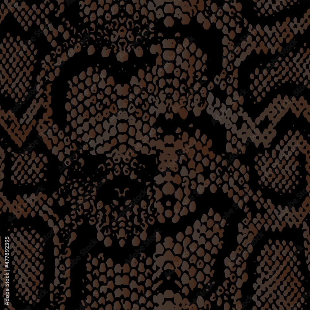 Full Seamless Snake Animal Skin Texture Pattern Vector. Snake leather ...