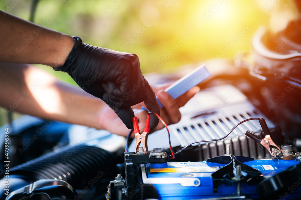 Car battery checker Stock Photo | Adobe Stock