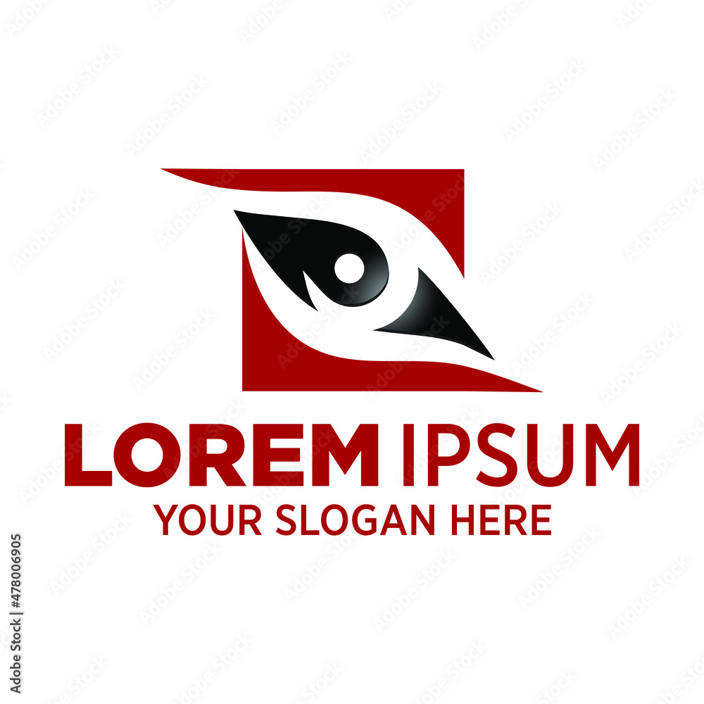 Didital eye logo icon. Security video monitoring Logo Design Template ...