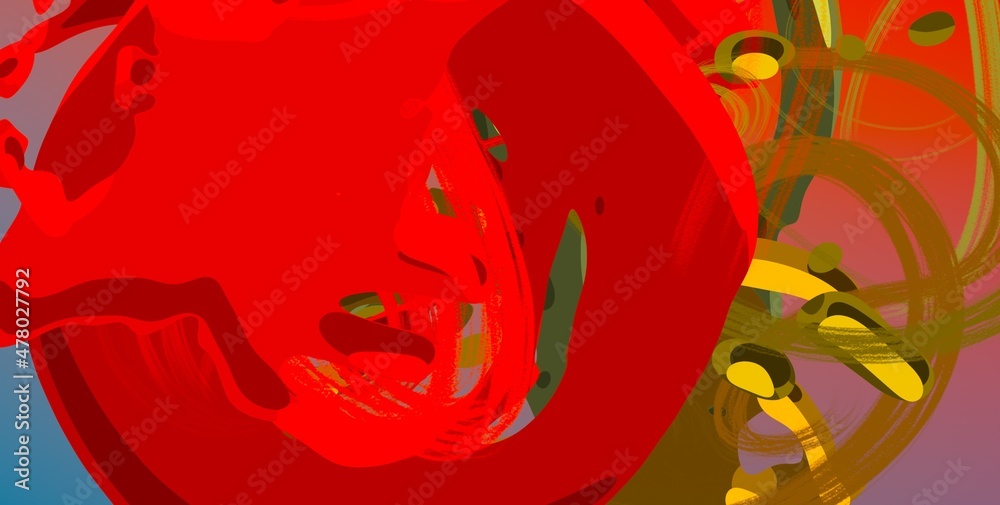 Cartoon water liquid particles droplets. Abatract painting. 2d ...