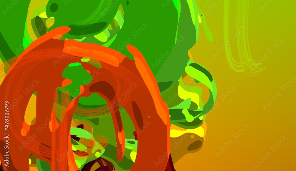 Cartoon water liquid particles droplets. Abatract painting. 2d ...