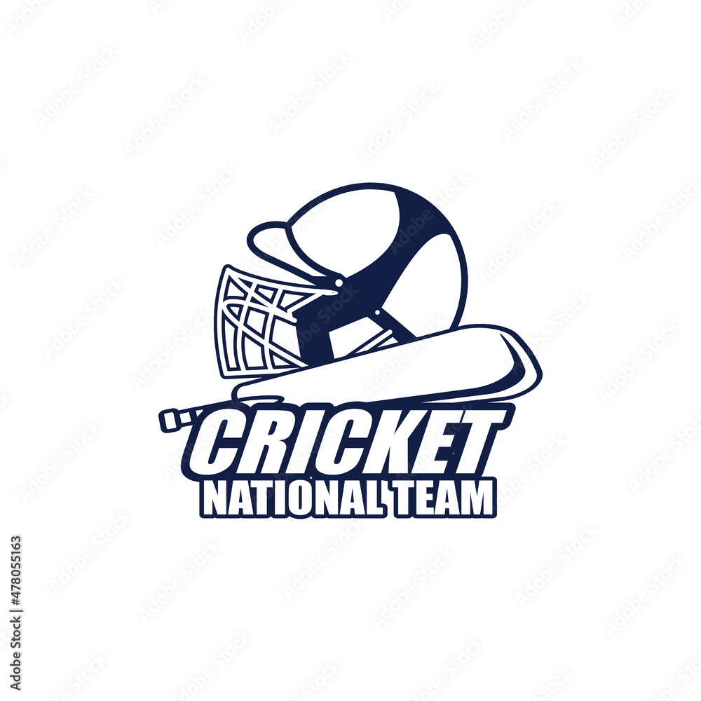 cricket logo. Sport badge, emblem team tournament template, vector. for ...