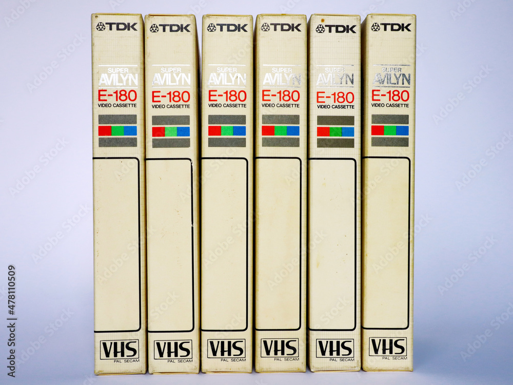 Vintage 1980 VHS Video Cassette TDK Super AVILYN. Manufactured in Japan on 1980 by TDK ...