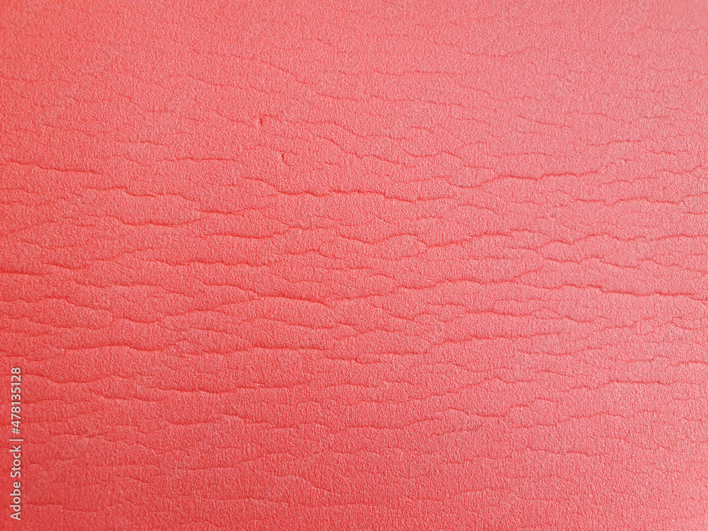 Red Polyethylene foam texture. Tourist rug. Top view Stock Photo ...