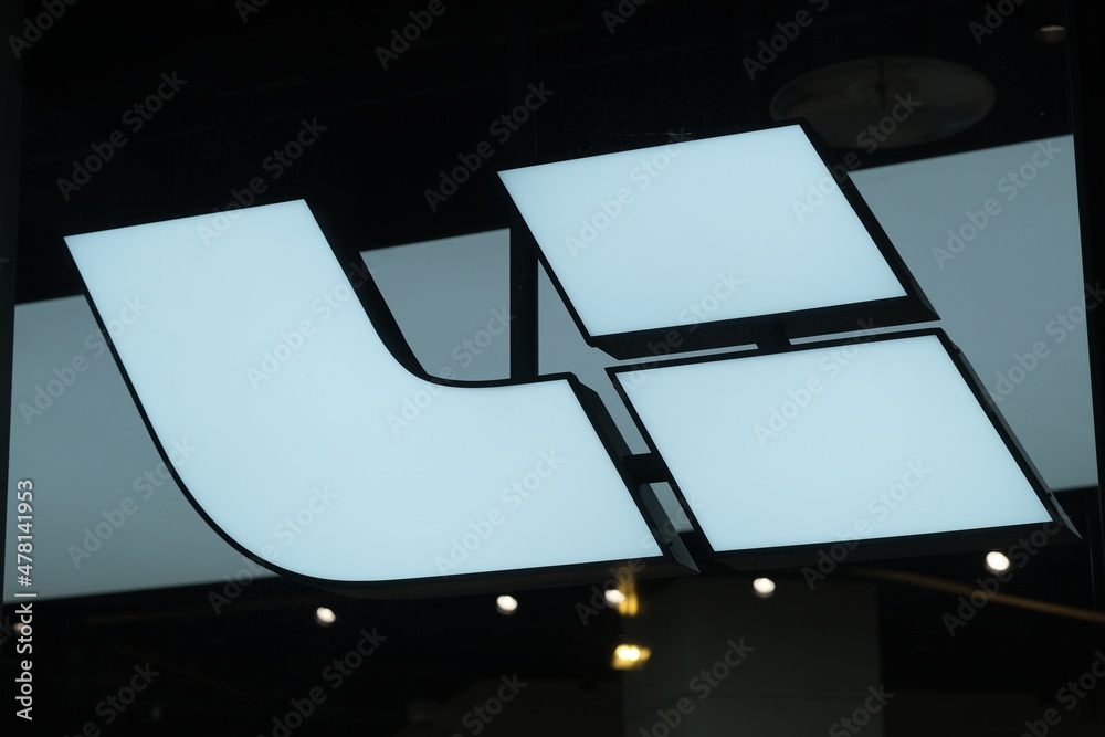 Shanghai.China-Jan. 2nd 2022: close up Li Auto(Li Xiang) brand logo. A ...