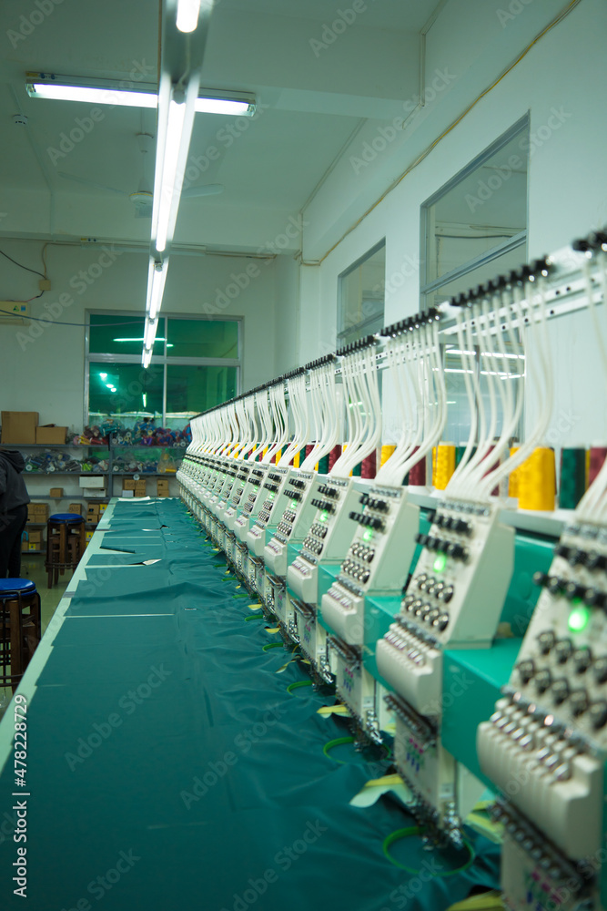 Modern and automatic high technology sewing machine for textile or ...