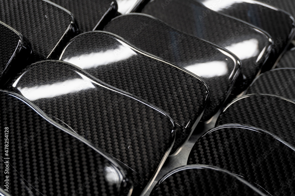 strong material of Carbon fiber by composite technology Stock Photo ...