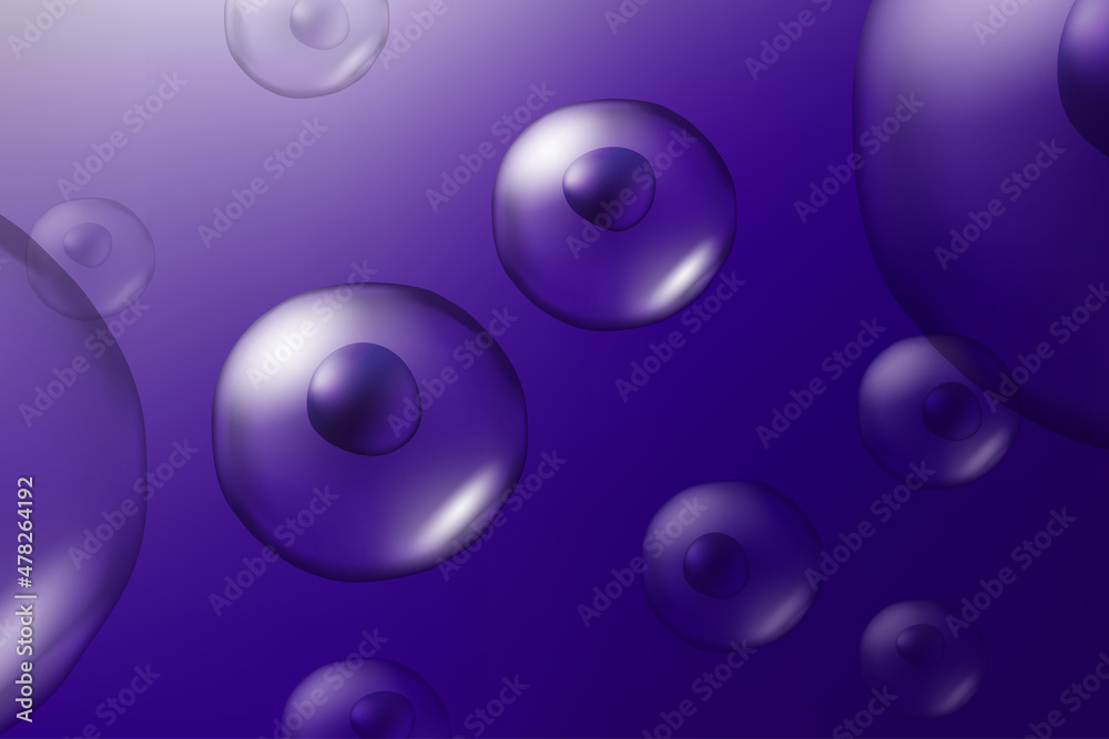 Human system cells background. Cell biology. Stock Vector | Adobe Stock