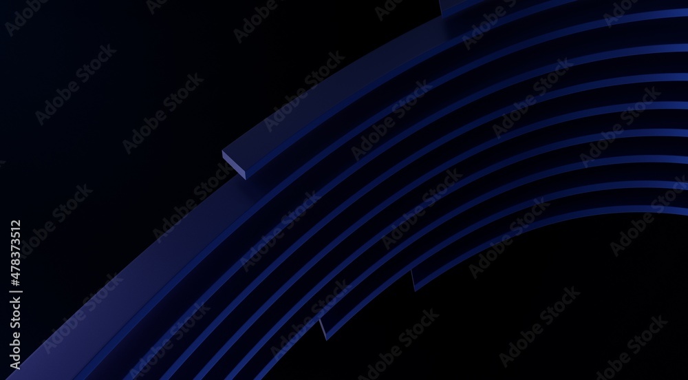 abstract blue and navy blue wave background, 3d rendering wavy ...