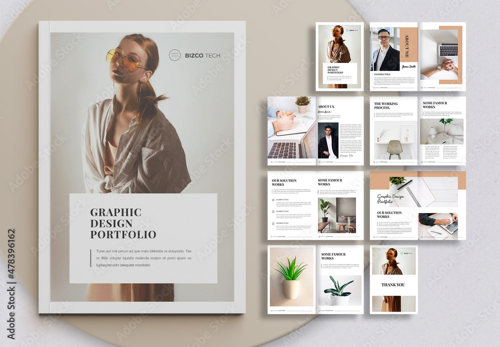 Portfolio Layout Stock Template | Adobe Stock