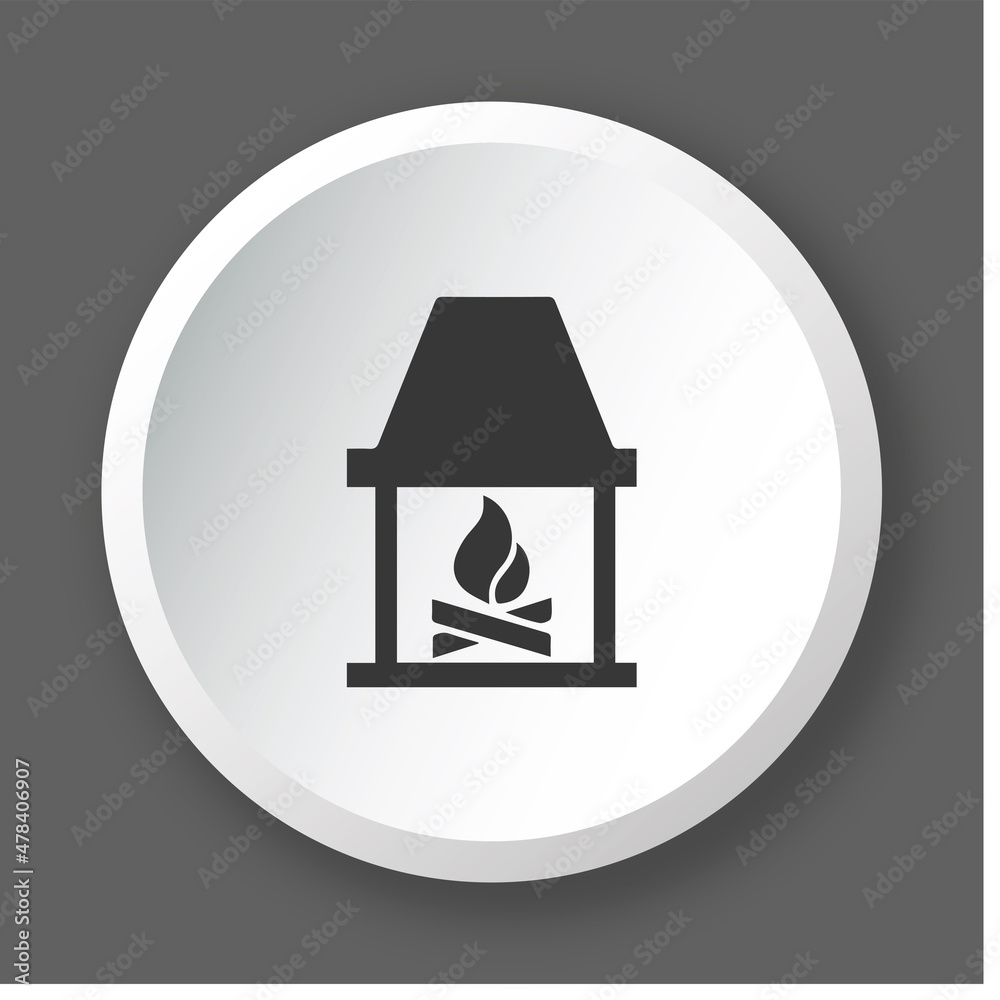 Logo cheminée. Stock Vector | Adobe Stock