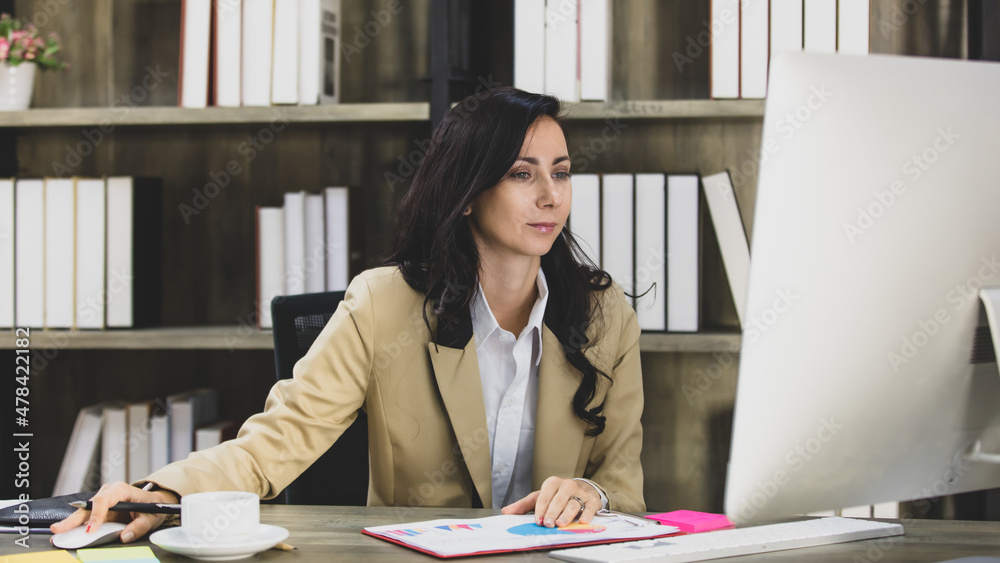 Millennial Indian Asian professional successful executive female ...