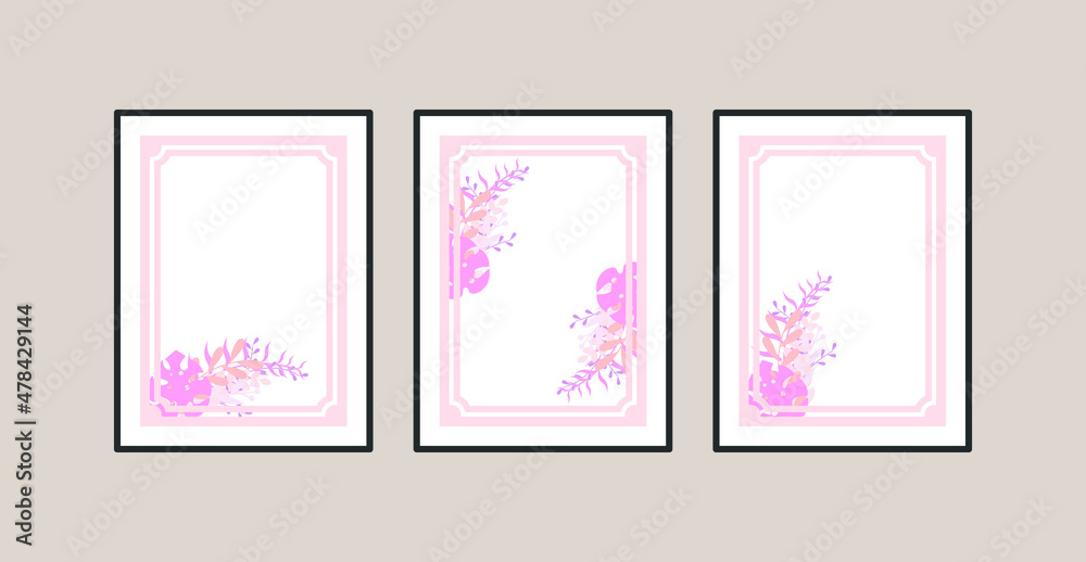 Summer poster element for interior design of office, dinning, and bed ...