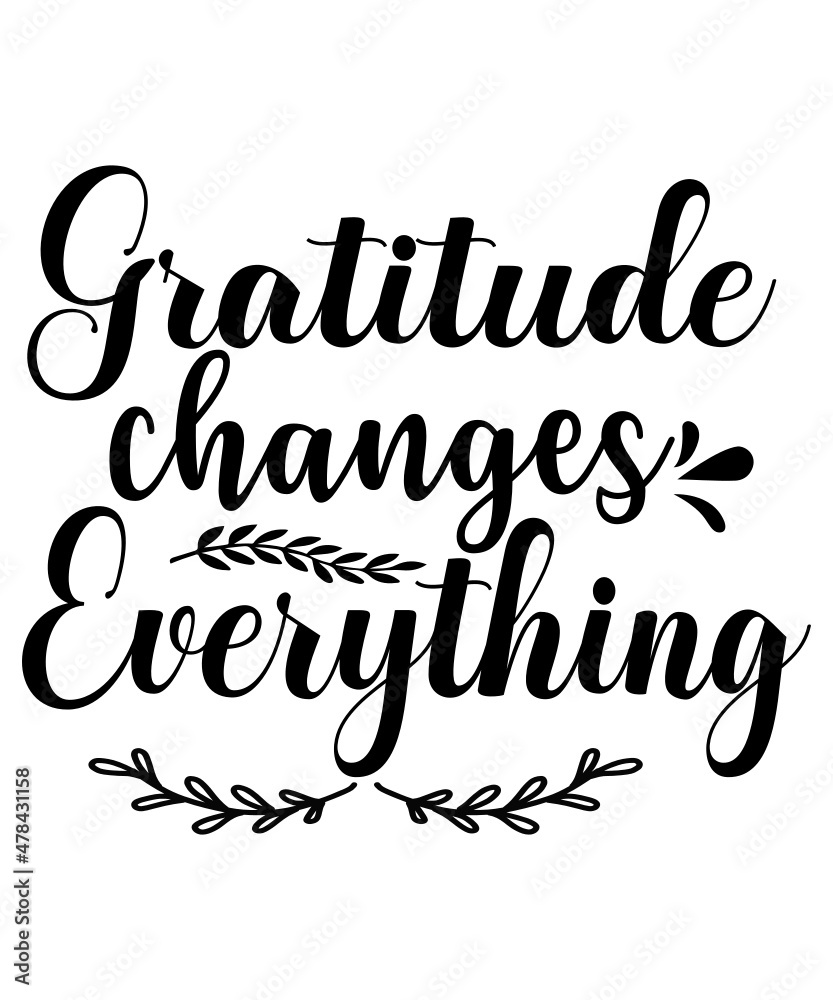 Gratitude SVG, Gratitude svg Bundle, Gratitude Quote Bundle SVG Stock ...