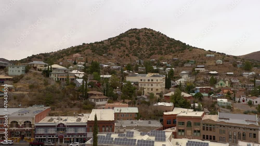 Bisbee, Arizona is a old copper mining town with many historic ...