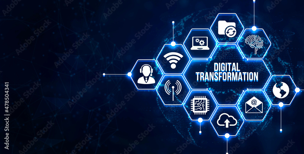 Internet, business, Technology and network concept.Concept of ...