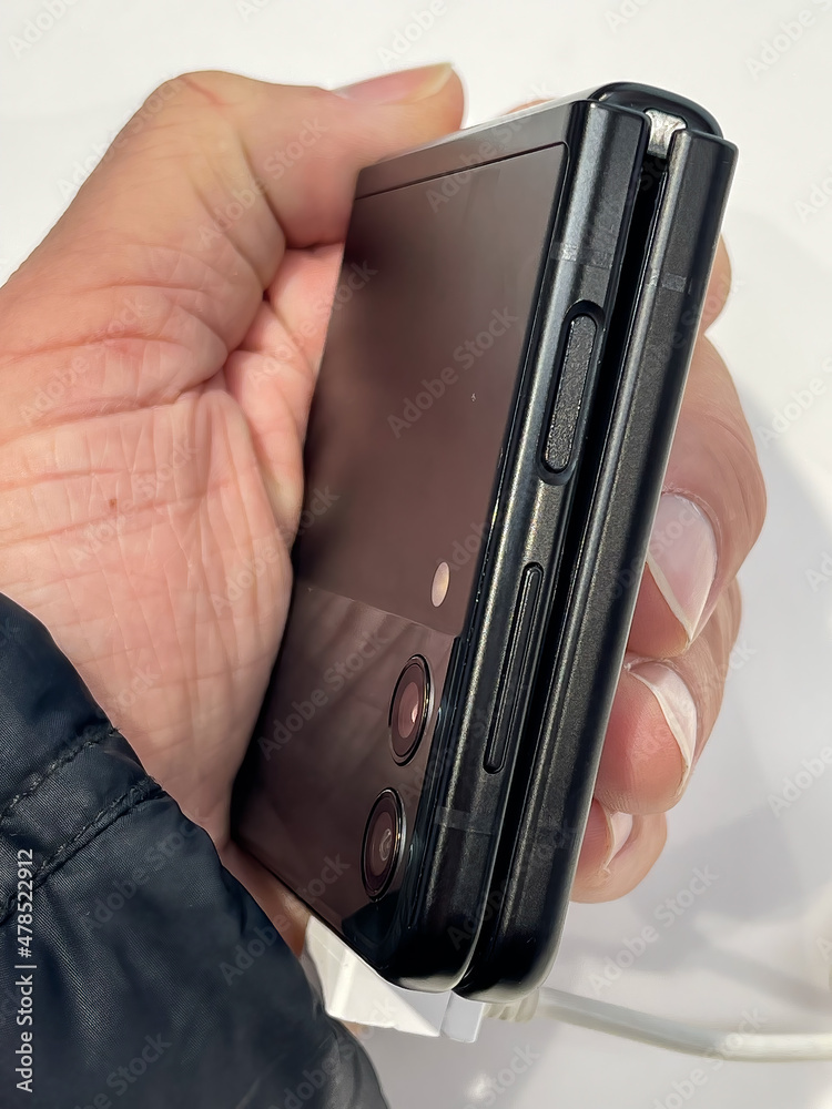 Frankfurt, Germany - March 01st 2022: A german photographer visiting a ...