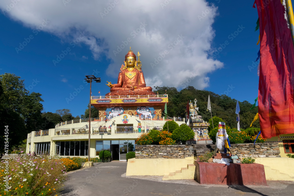 Beautiful Samdruptse statue, a huge buddhist memorial statue in Sikkim ...
