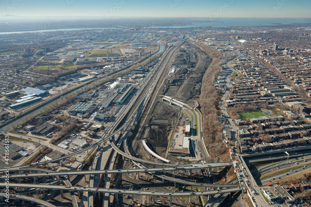 Highway and Freeways Montreal Quebec Canada Stock Photo | Adobe Stock