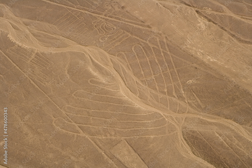 Nazca Lines Geoglyphs UNESCO Site Peru Stock Photo | Adobe Stock