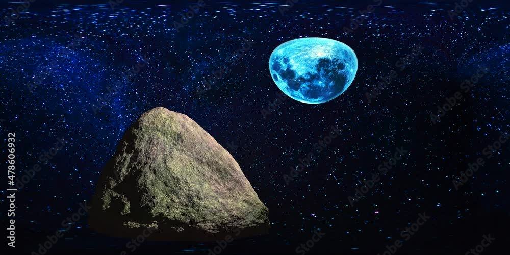 A 360-degree virtual reality experience of watching a meteorite up ...