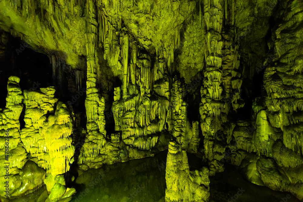 Ancient Minoan sacred Psychro cave where god Zeus was born. crete ...