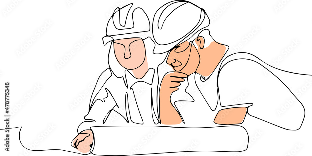 Factory Worker Drawing