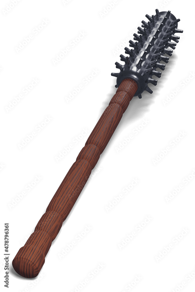Ararebo - traditional japanese samurai weapon on white background 3d ...