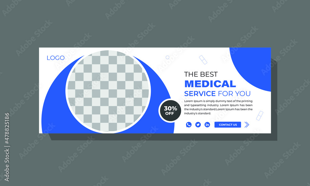 Medical & Healthcare banner design template for 2022.. Stock Vector ...