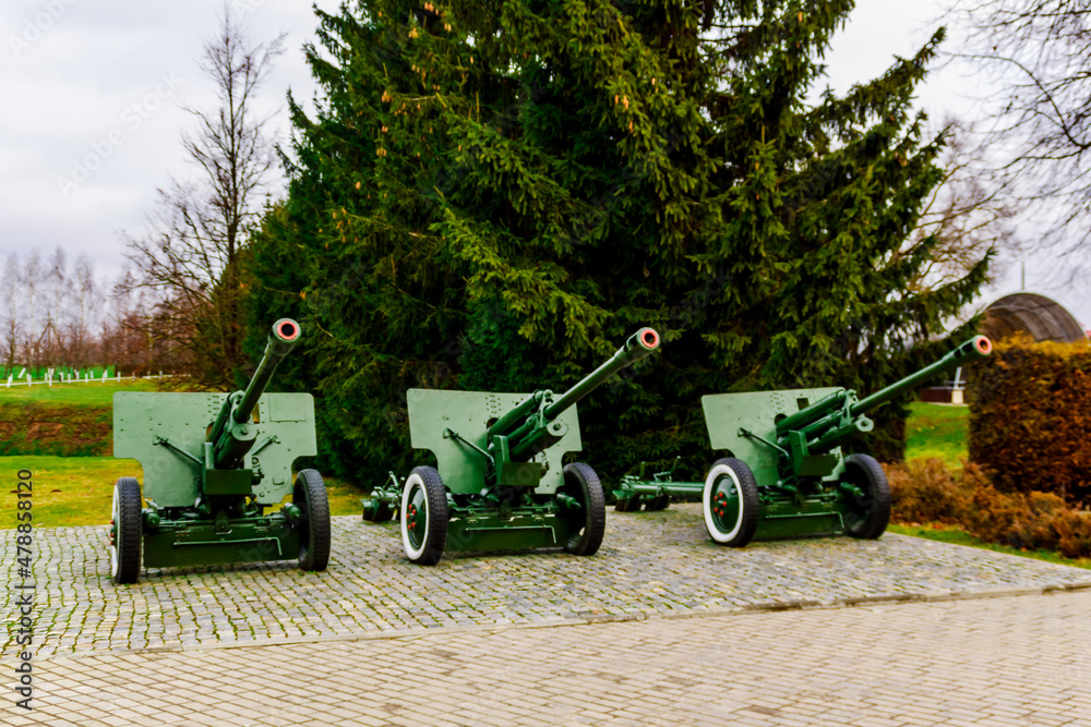 Buynichskoe field WWII memorial. Mogilev, Belarus - 28 November 2021 ...