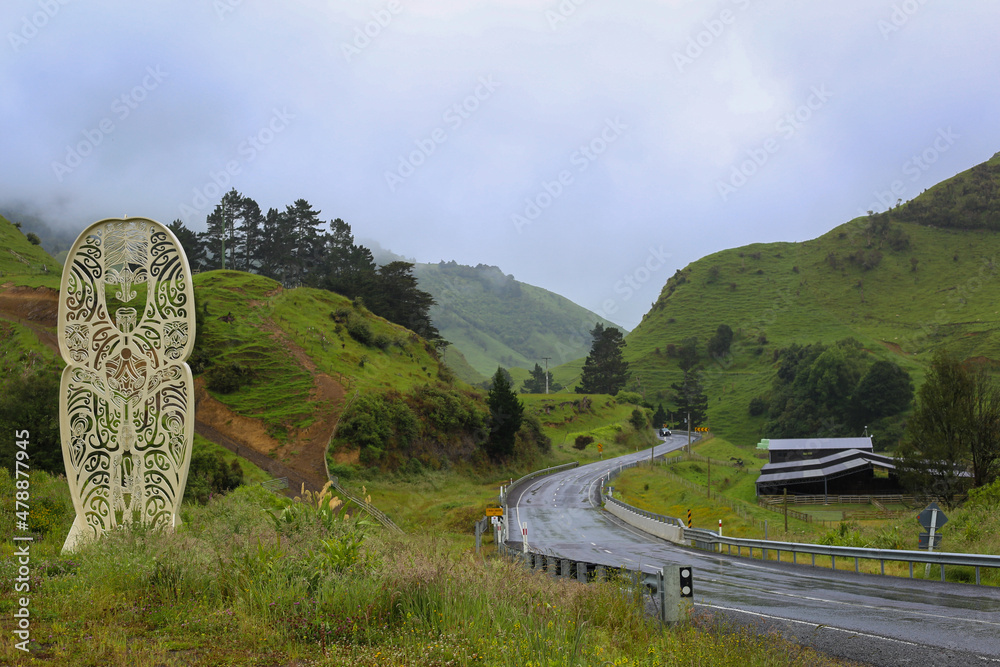 Matawai, North Island, New Zealand, December 12 2021: Hinetapuarau, a ...
