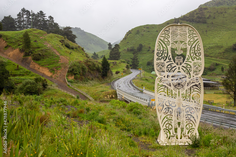 Matawai, North Island, New Zealand, December 12 2021: Hinetapuarau, a ...