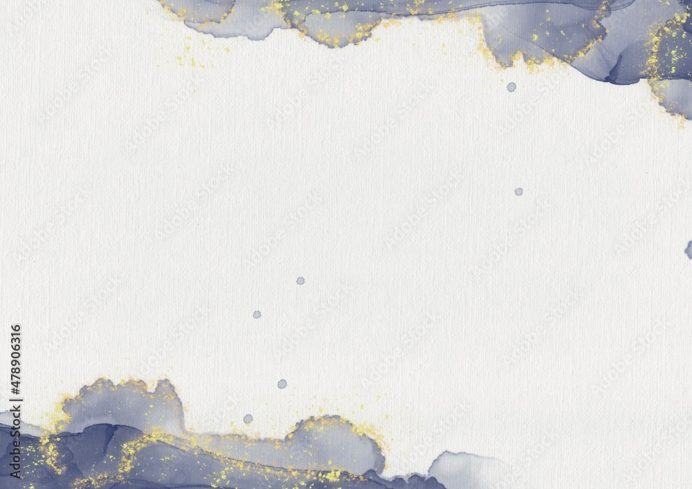 navy blue Watercolor Alcohol Ink Background Stock Illustration | Adobe ...