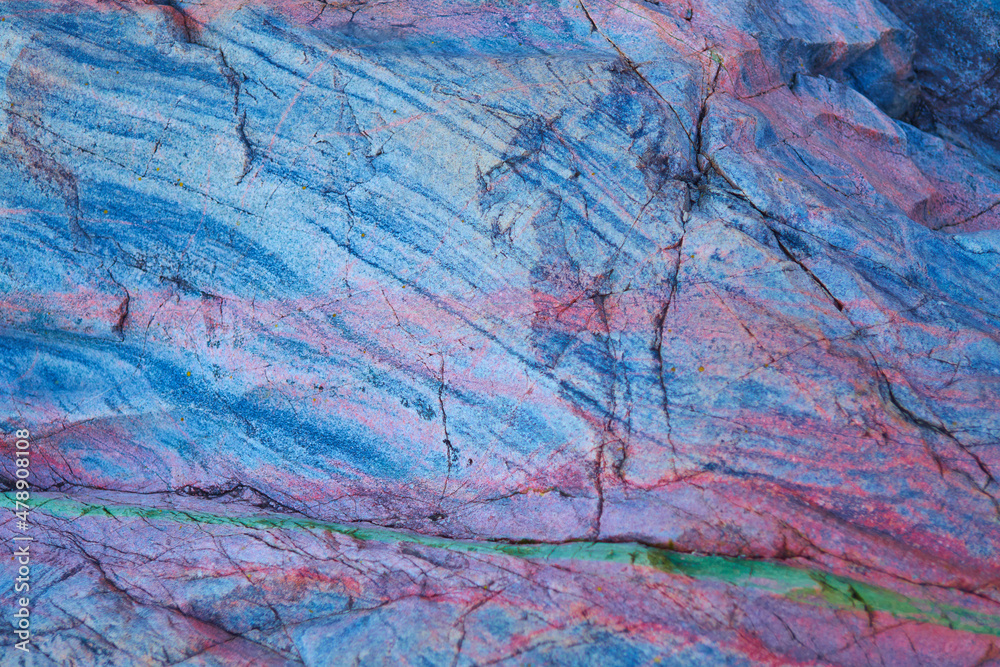 texture of natural rock pink and blue color Stock Photo | Adobe Stock