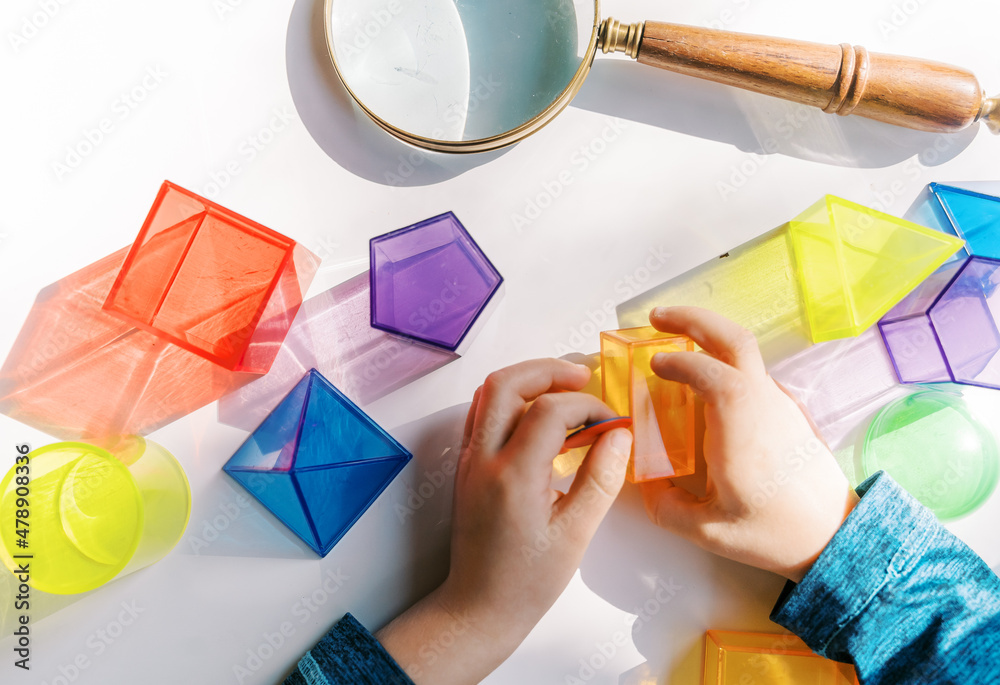 geometry education for homeschool preschool math 15 Stock Photo | Adobe ...