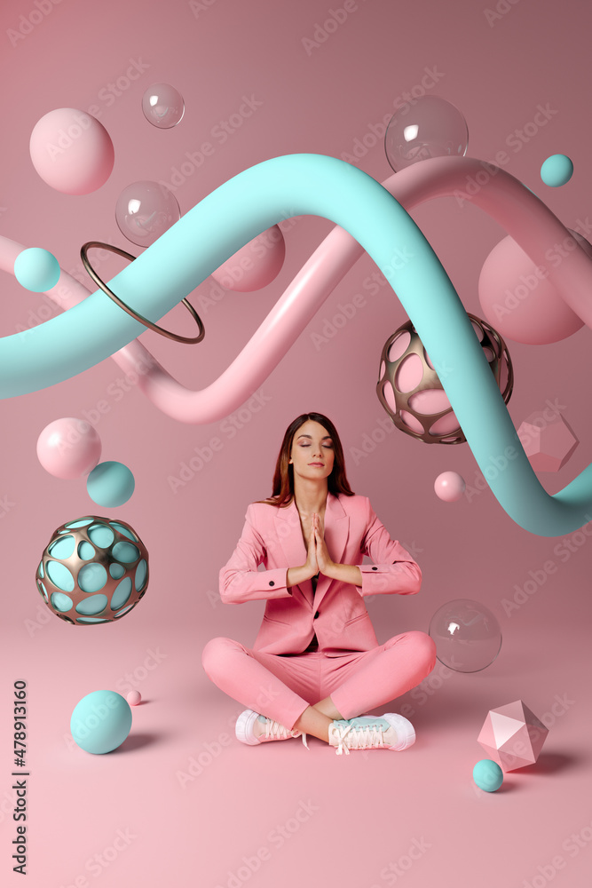 Inside a woman´s mind Stock Photo | Adobe Stock