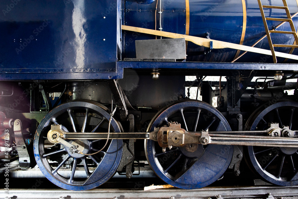 Abandoned Steam Engine Stock Photo | Adobe Stock