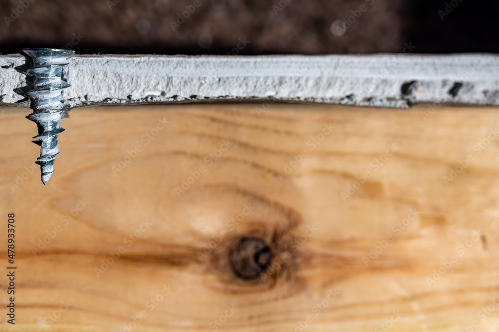Technical depiction of how a drywall anchor is installed from a cutout ...