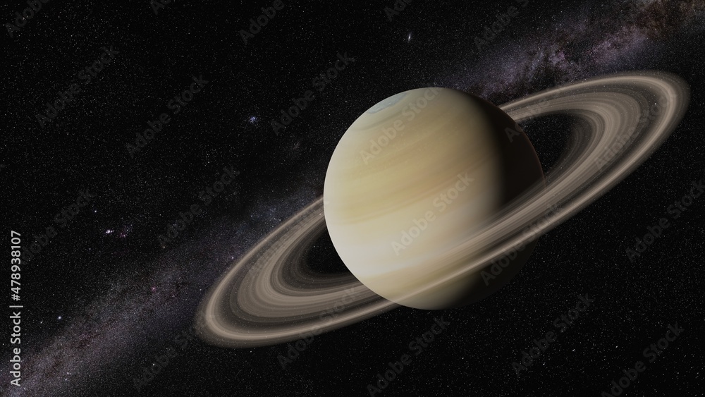 Saturn Planet realistic illustration. 8k resolution space wallpaper ...