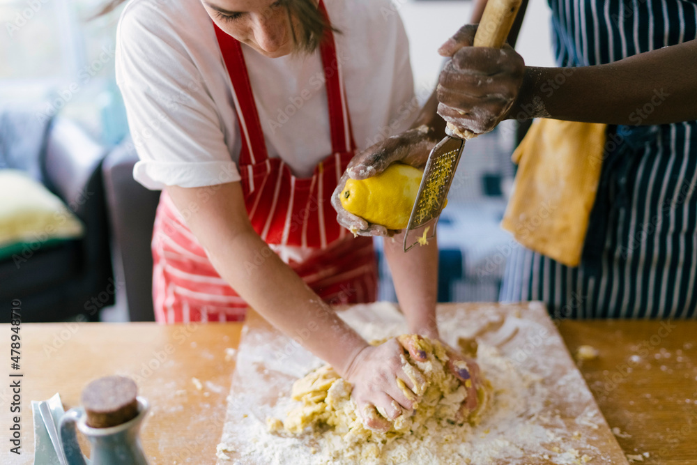 Grating Lemon zest Stock Photo | Adobe Stock
