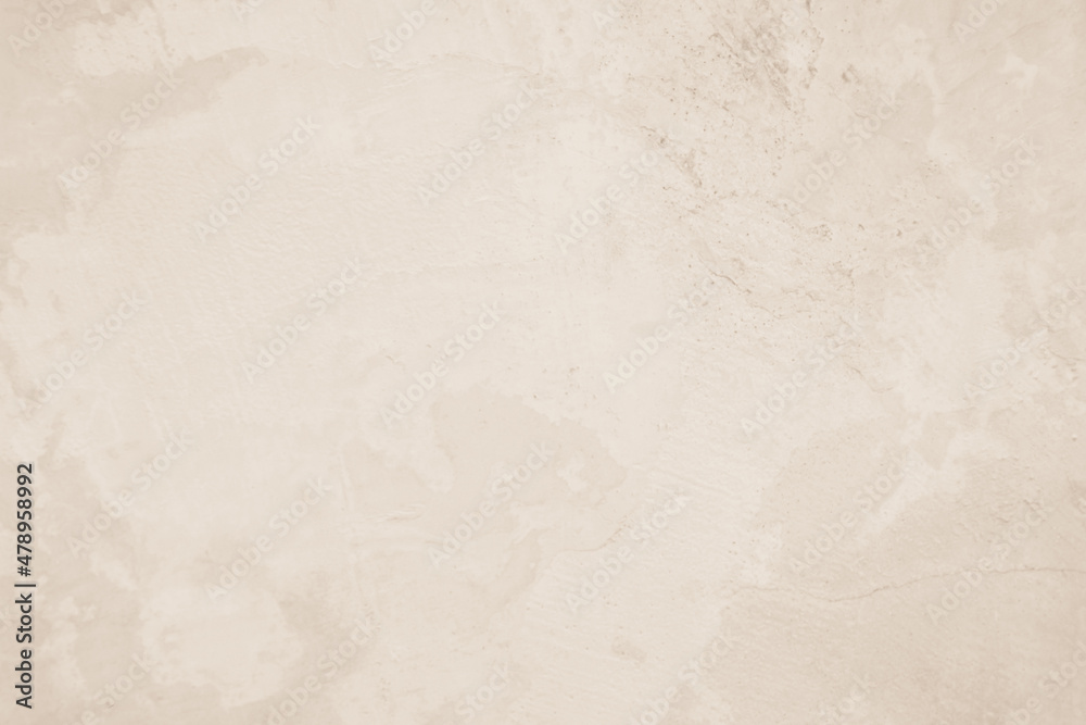 Cream concreted wall for interiors or outdoor exposed surface polished ...