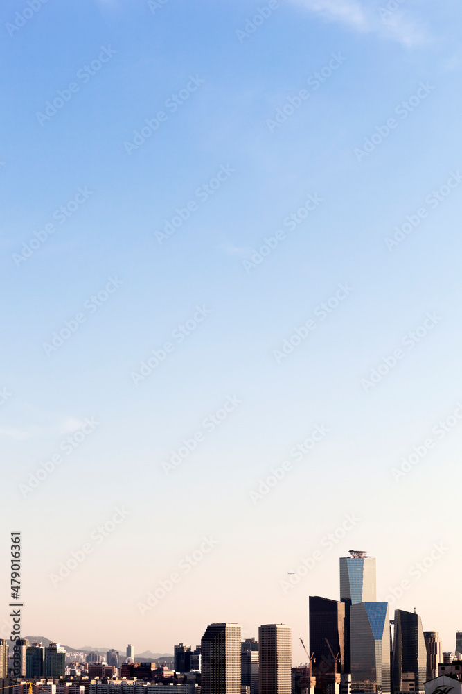 High-rise building in Yeouido stock market in Seoul, Korea Stock Photo ...