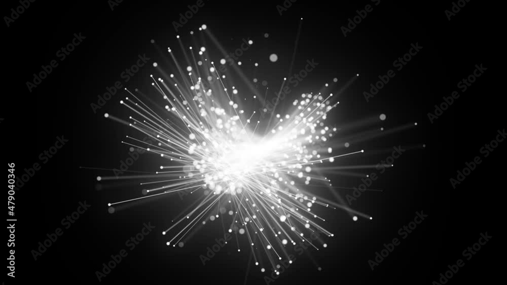 Abstract Particles Background Fx Loop/ 4k animation of an abstract ...