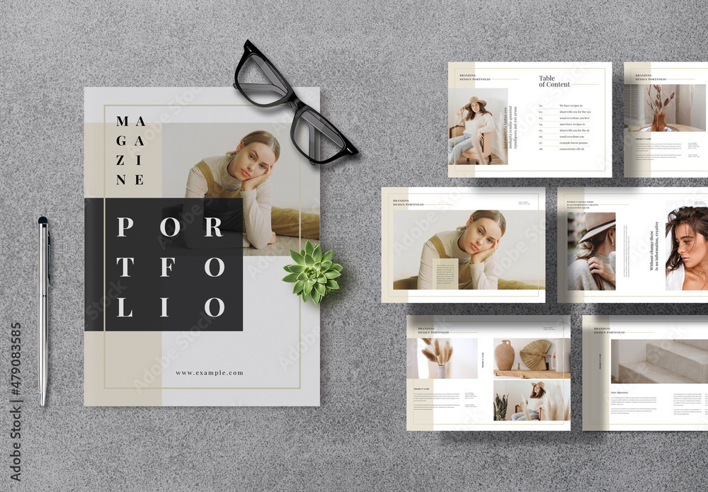 Portfolio Layout Stock Template | Adobe Stock