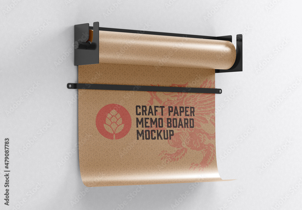 Roll Paper Mockup Stock Template | Adobe Stock