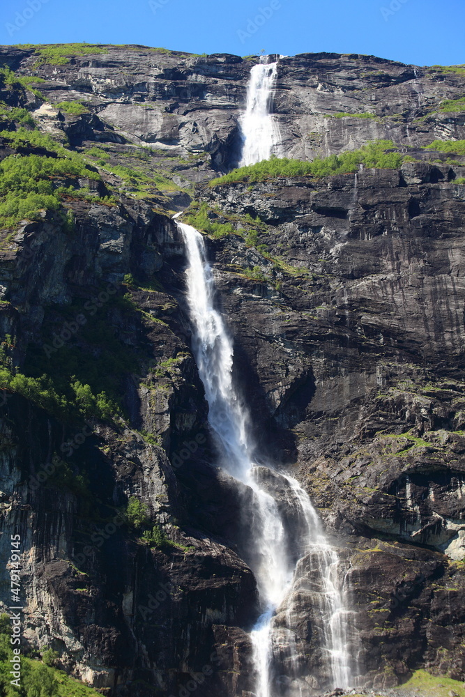 The Troll Wall or Trollveggen - part of the mountain massif ...