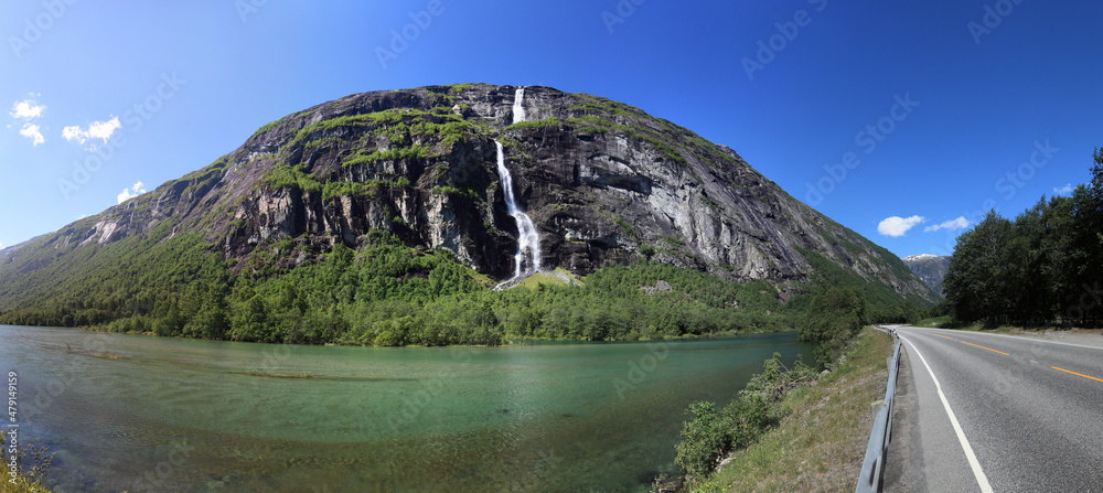 The Troll Wall or Trollveggen - part of the mountain massif ...