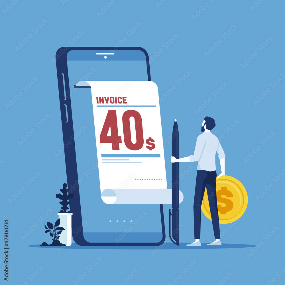 smartphone show electronic bill payment to or e-invoicing to ... smartphone show electronic bill payment to or e-invoicing to ...