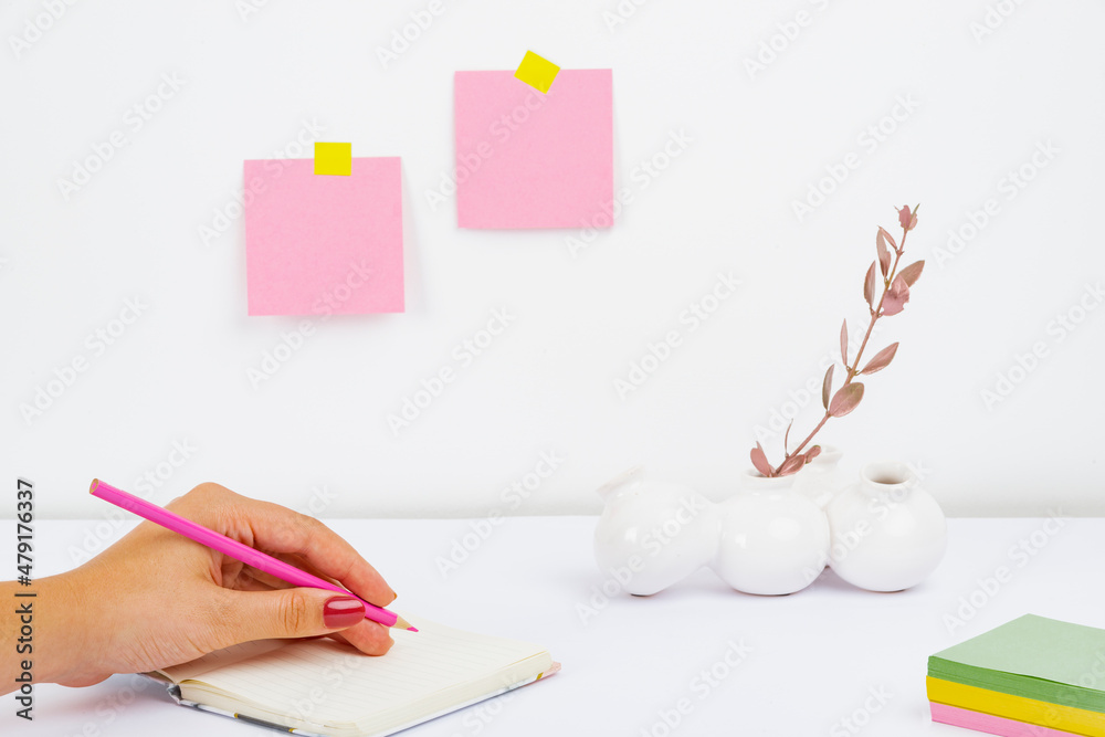 Tidy Workspace Setup, Writing Desk Tools Equipment, Smart Office ...